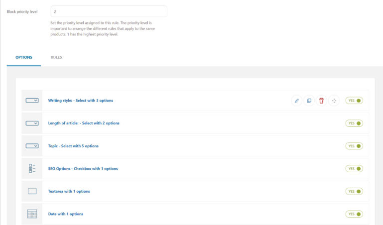 YITH WooCommerce Product Add-Ons & Extra Options
