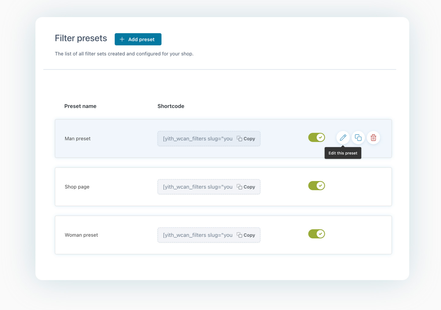 YITH WooCommerce Ajax Product Filter