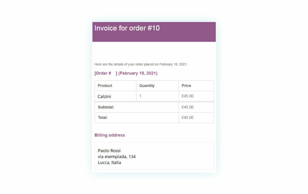 Cómo diseñar las facturas en WooCommerce