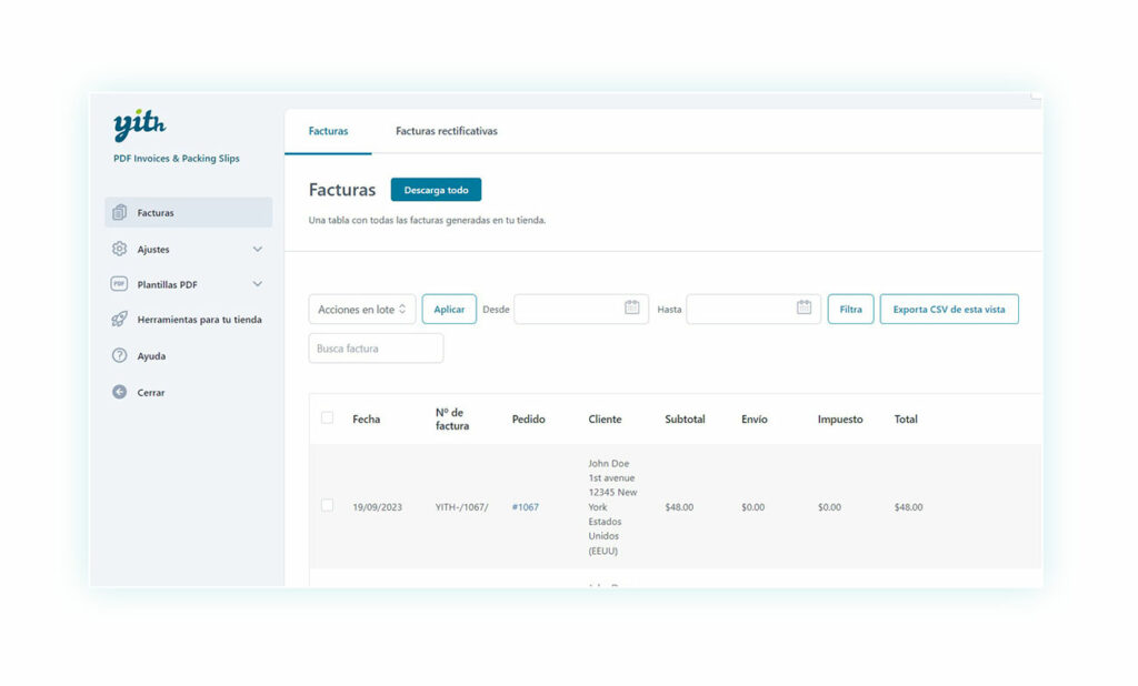 Cómo diseñar las facturas en WooCommerce