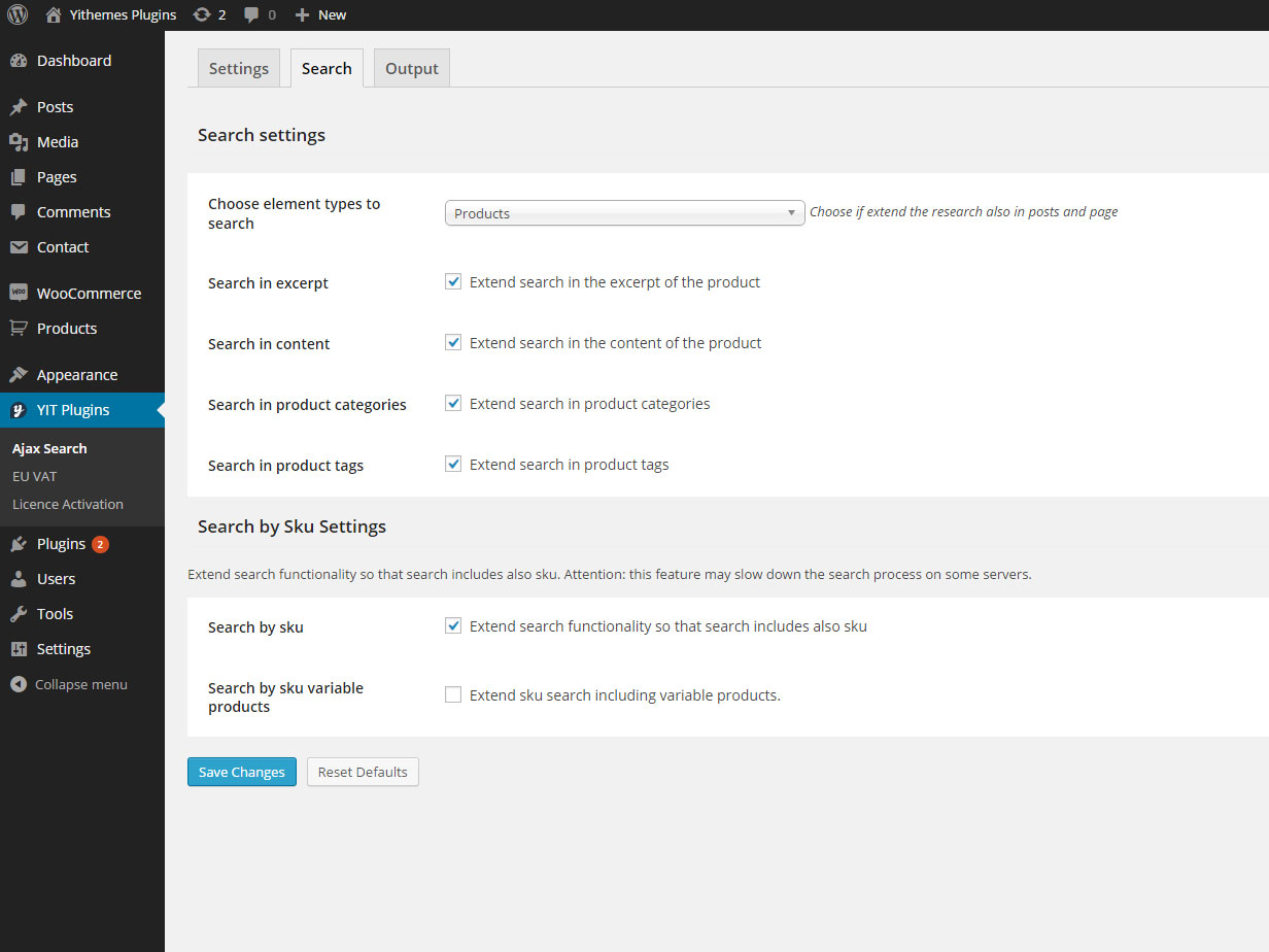 YITH WooCommerce Ajax Search | Your Inspiration Themes