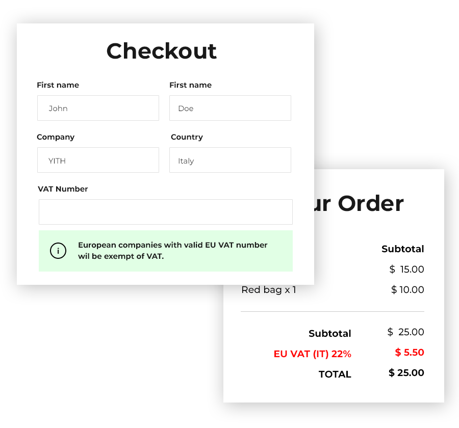 YITH WooCommerce EU VAT, OSS & IOSS