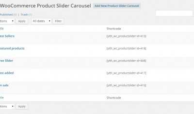 YITH WooCommerce Product Slider Carousel