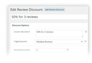 YITH WooCommerce Review for Discounts