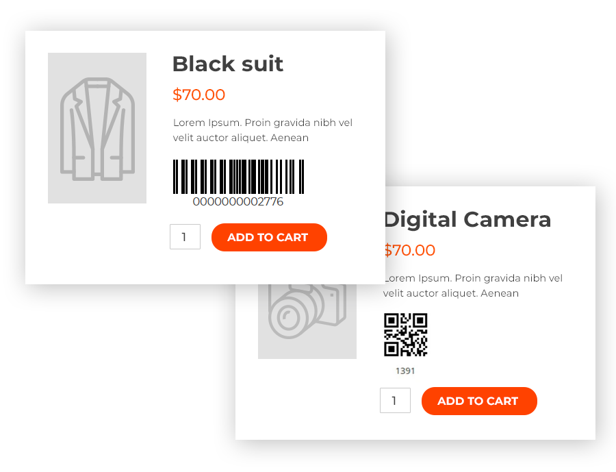 YITH WooCommerce Barcodes and QR Codes