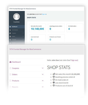YITH WooCommerce Frontend Manager