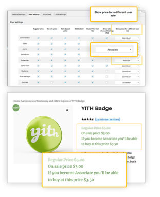 YITH WooCommerce Role Based Prices