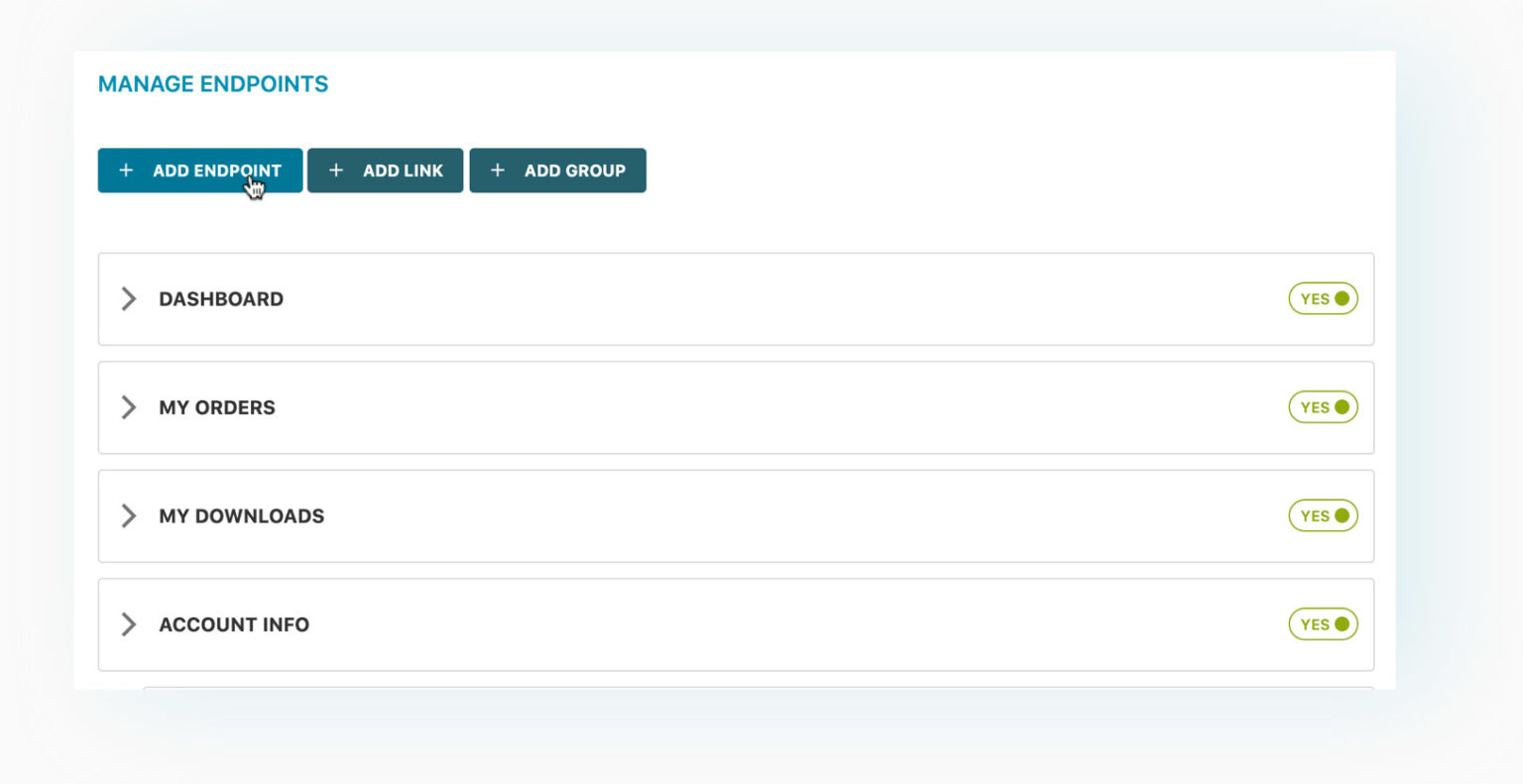 Yith Woocommerce Customize My Account Page