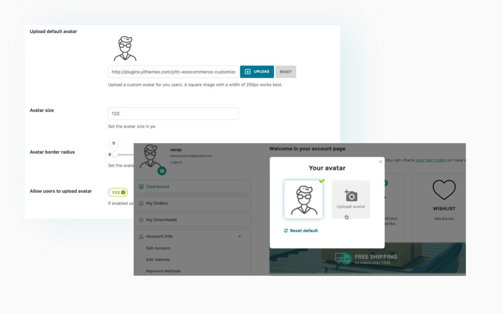 Yith Woocommerce Customize My Account Page