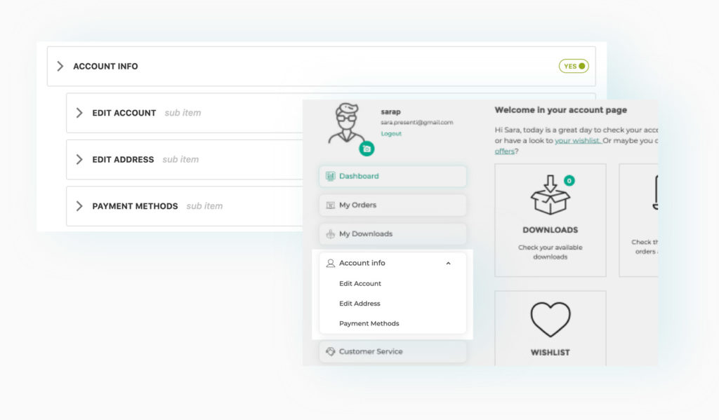 Yith Woocommerce Customize My Account Page