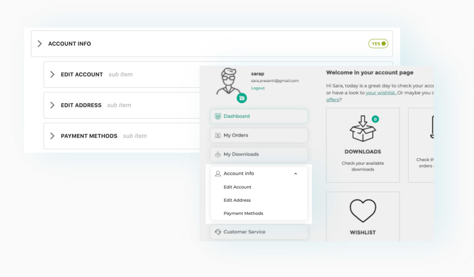 Yith Woocommerce Customize My Account Page