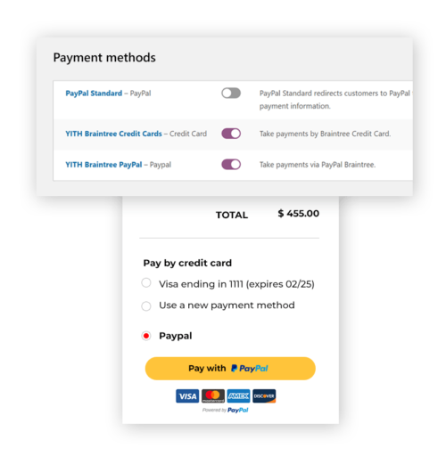 YITH WooCommerce PayPal Braintree