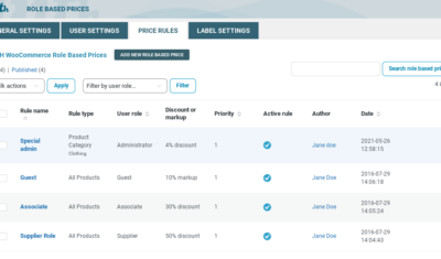 YITH WooCommerce Role Based Prices