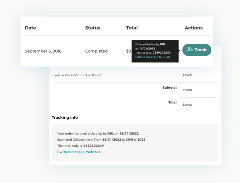 Yith Woocommerce Order Tracking