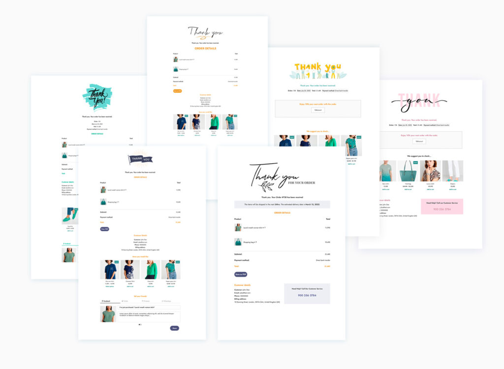 YITH WooCommerce Custom Thank You Page
