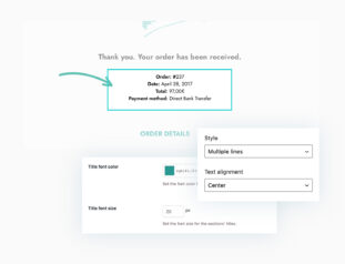 YITH WooCommerce Custom Thank You Page