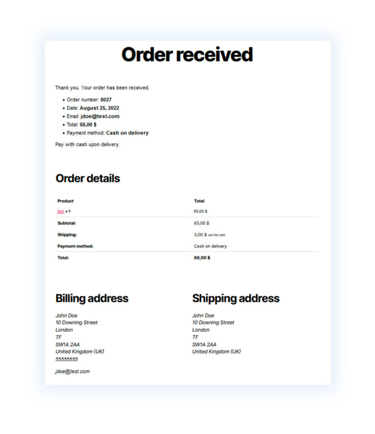 How To Customize The Woocommerce Thank You Page The Complete Guide Yith