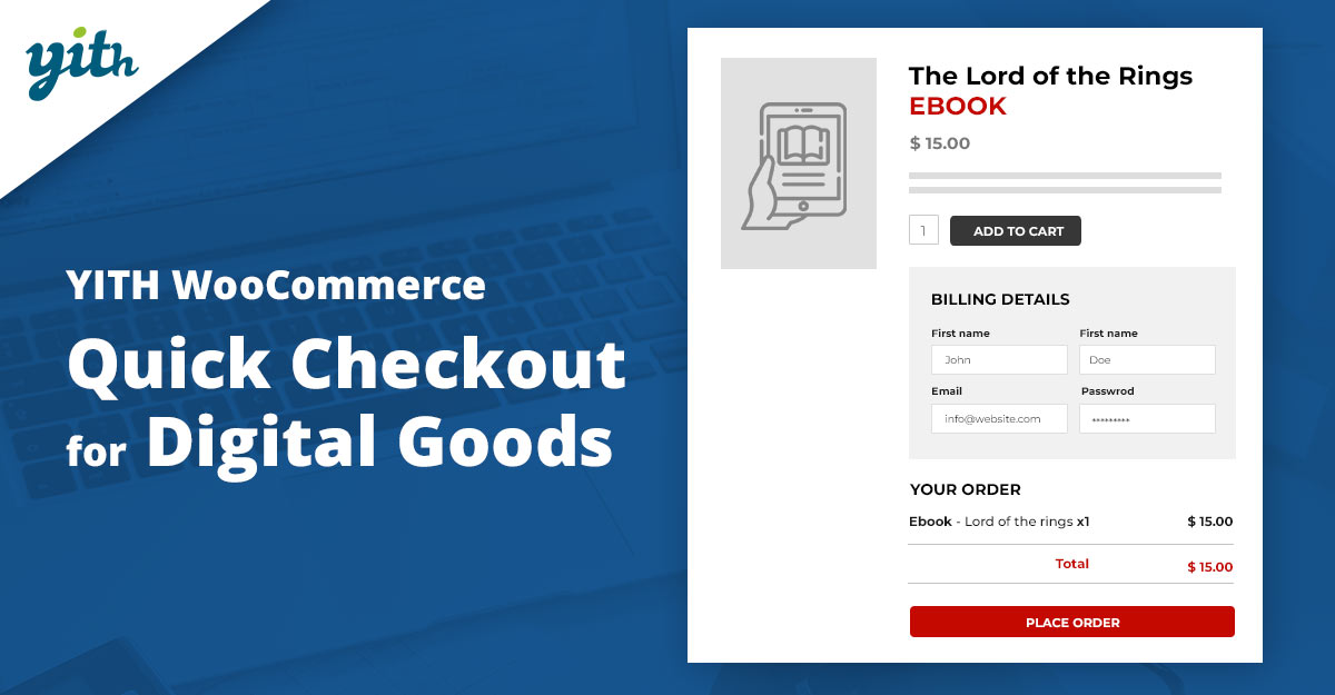 YITH WooCommerce Quick Checkout for Digital Goods