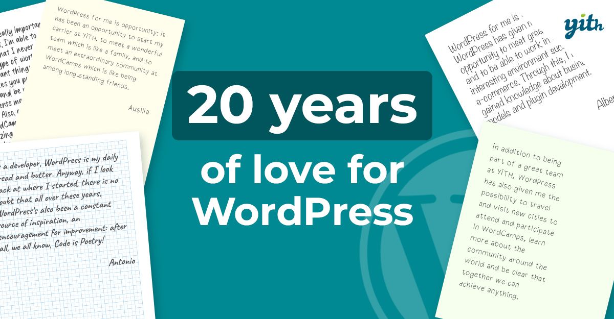 20 years of love for WordPress - YITH