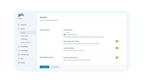 How to add a wishlist in WooCommerce - YITH